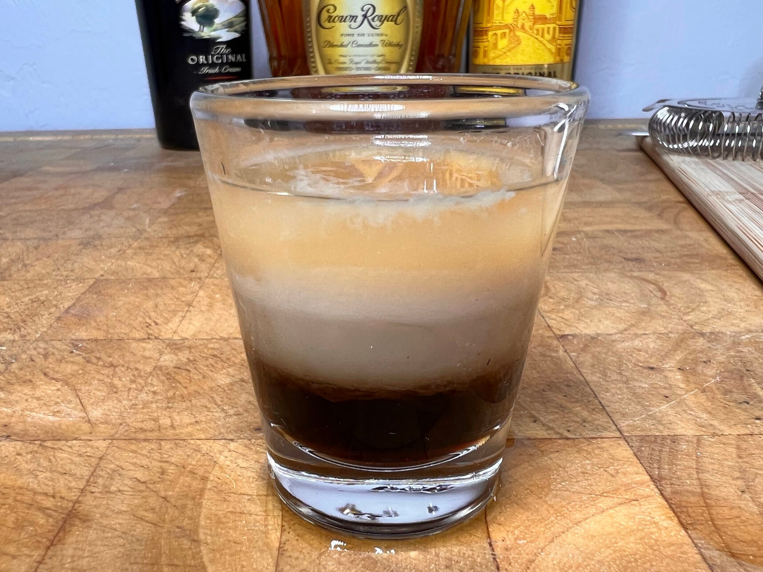 Duck Fart Shot - a fun layered shot | Occasional Cocktails