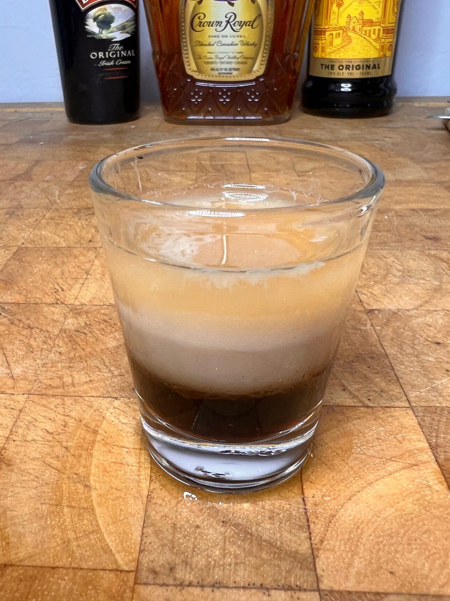 Duck Fart Shot - a fun layered shot | Occasional Cocktails