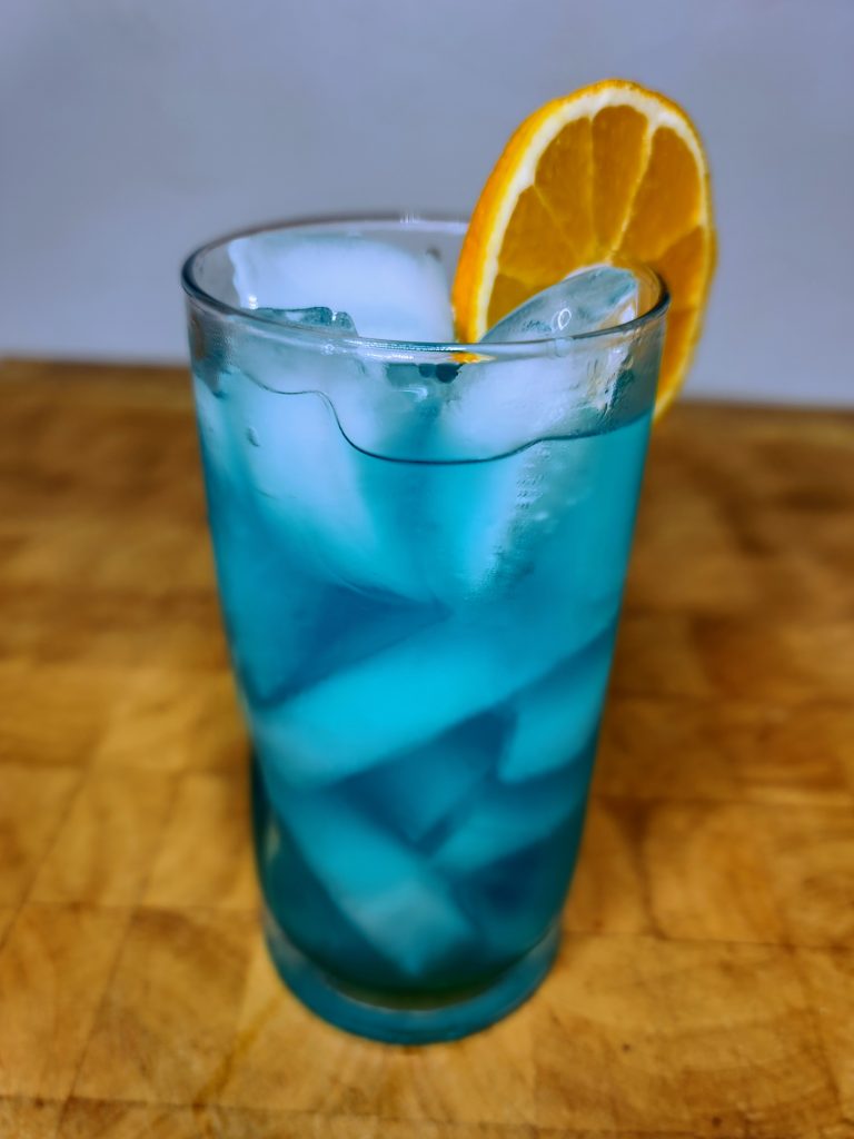 Blue Long Island Iced Tea AKA Blue Motorcycle | Occasional Cocktails