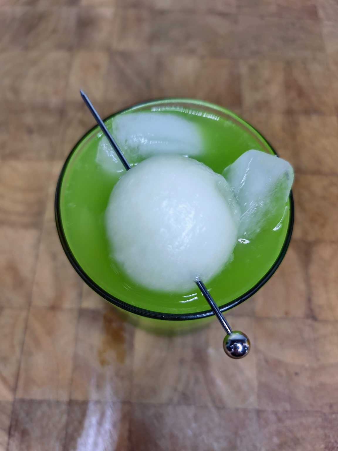 Melon Ball Cocktail: a green dream | Occasional Cocktails