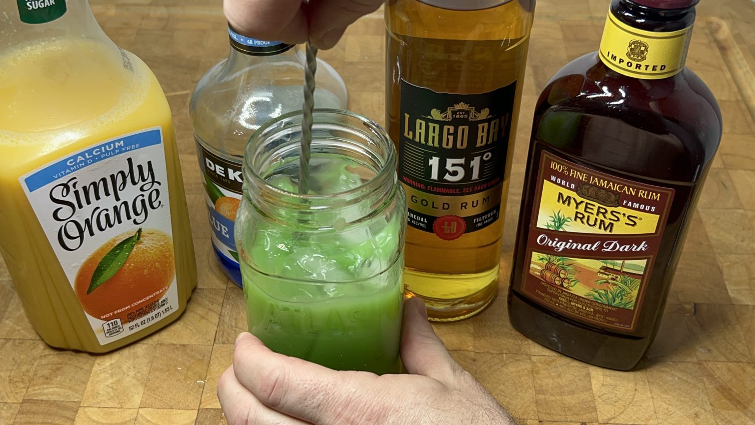 Irish Wake Drink: a green cocktail | Occasional Cocktails