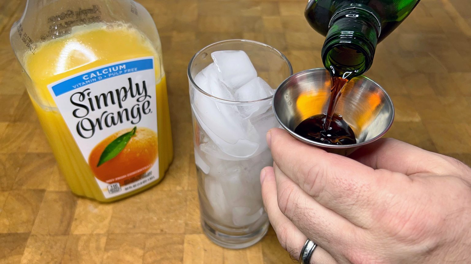 The Easiest Jager and Orange Juice | Occasional Cocktails