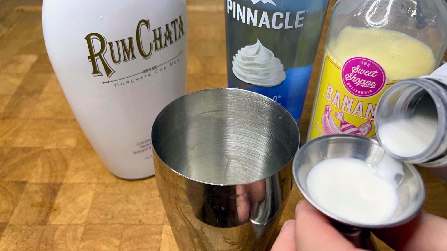 Banana Cream Shot: pie in a shot glass | Occasional Cocktails