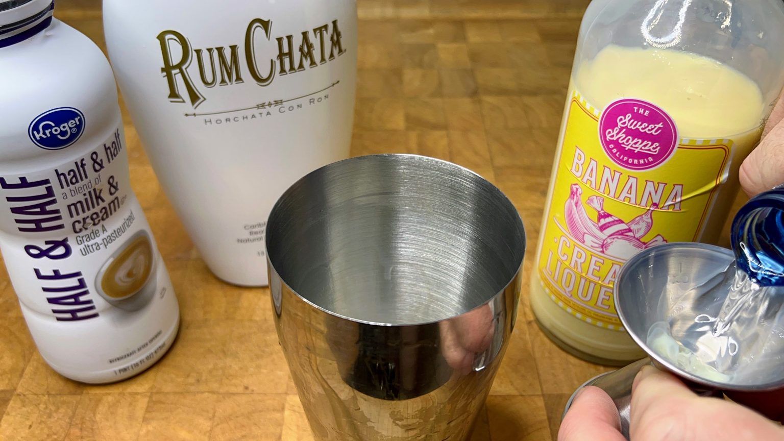 Banana Cream Shot: pie in a shot glass | Occasional Cocktails