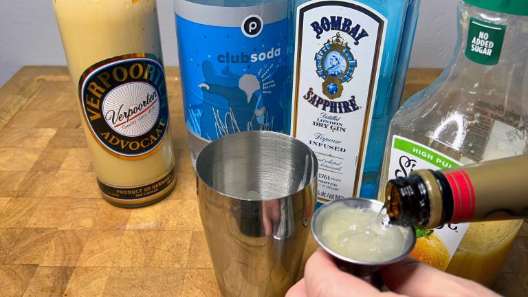 Fluffy Duck Cocktail Recipe | Occasional Cocktails