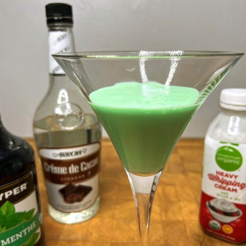 Grasshopper Drink: Minty and Green | Occasional Cocktails