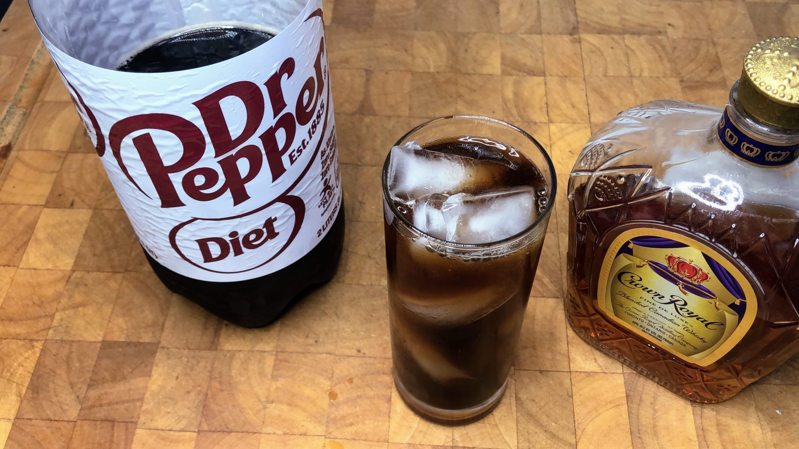 Crown Royal and Dr. Pepper | Occasional Cocktails