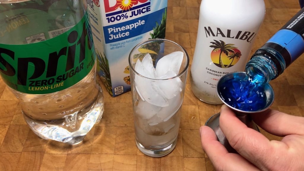 Electric Smurf Drink | Occasional Cocktails
