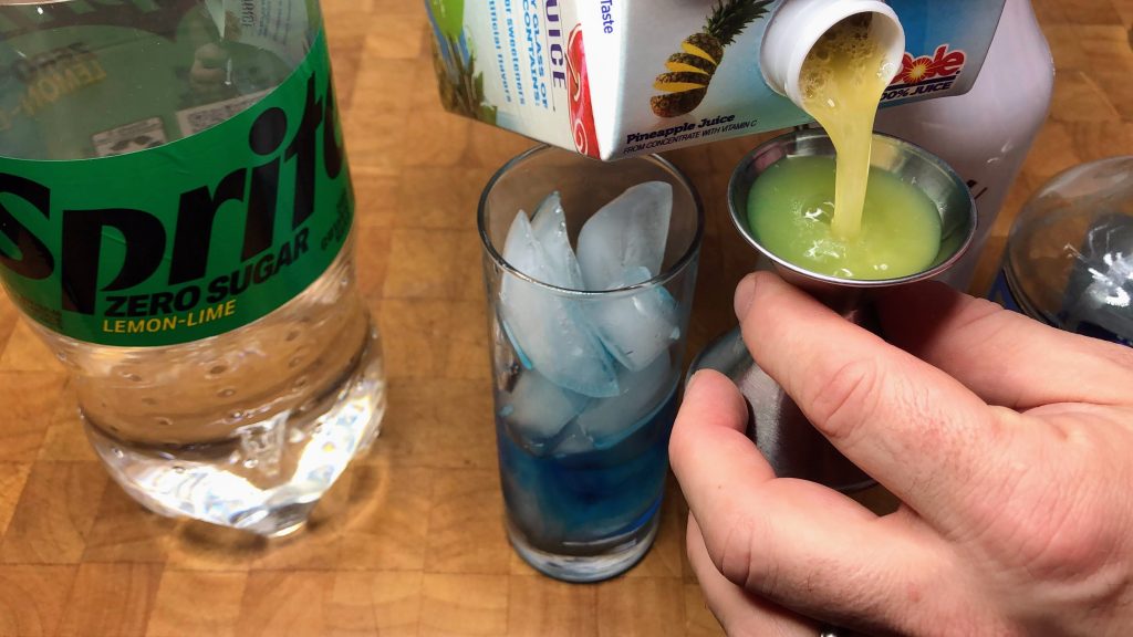 Electric Smurf Drink | Occasional Cocktails