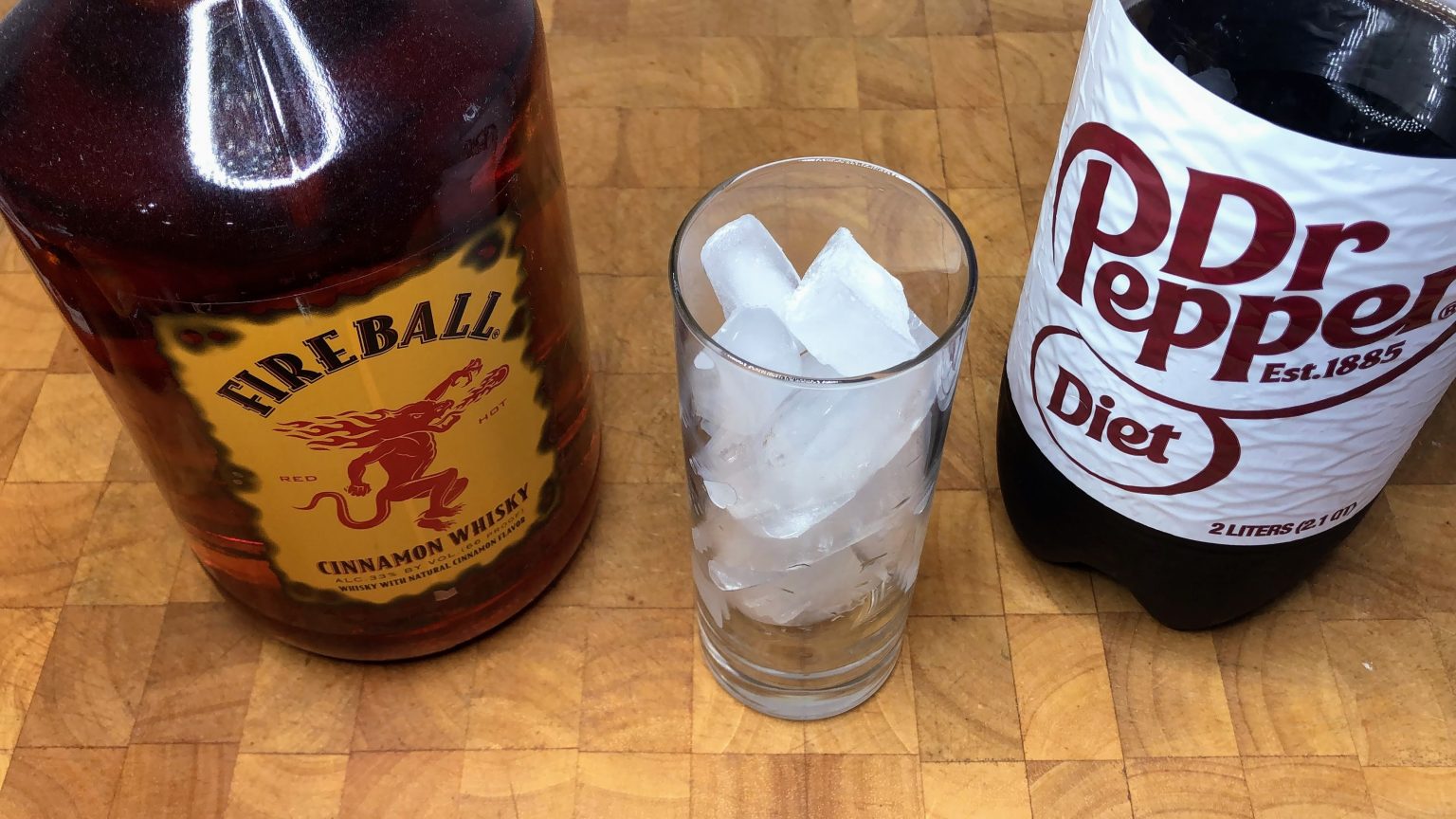 Super Easy Fireball and Dr. Pepper | Occasional Cocktails