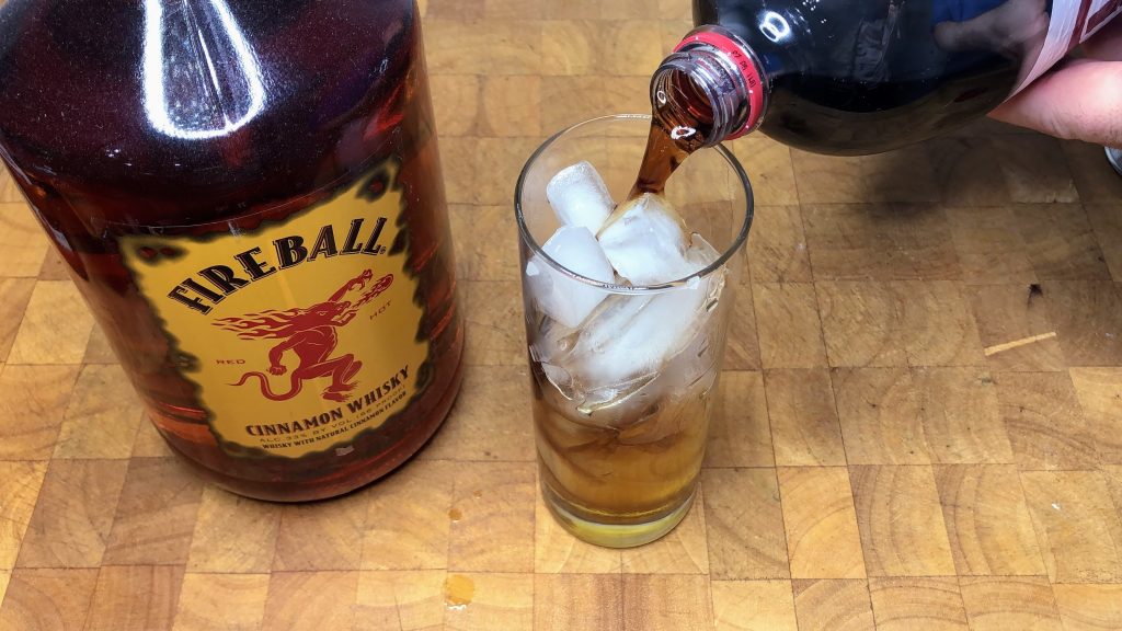 Super Easy Fireball and Dr. Pepper | Occasional Cocktails