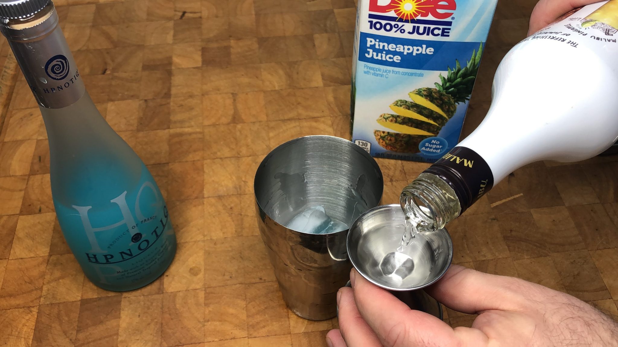 Hypnotiq Martini: a tropical sipper | Occasional Cocktails