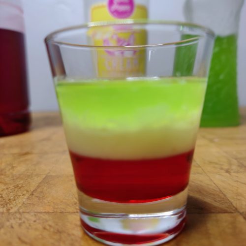 Traffic Light Shot: a colorful layer | Occasional Cocktails