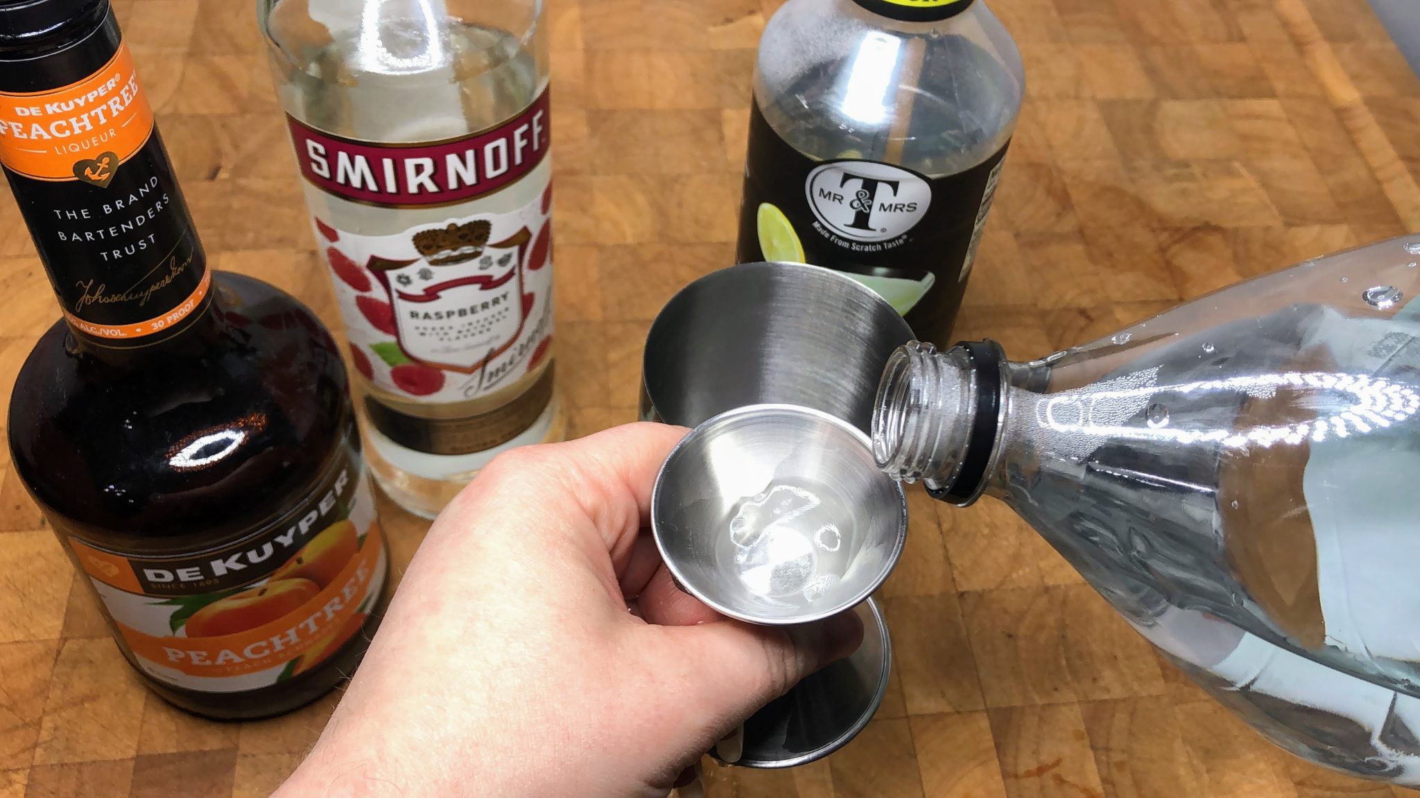 A Yummy White Gummy Bear Shot | Occasional Cocktails