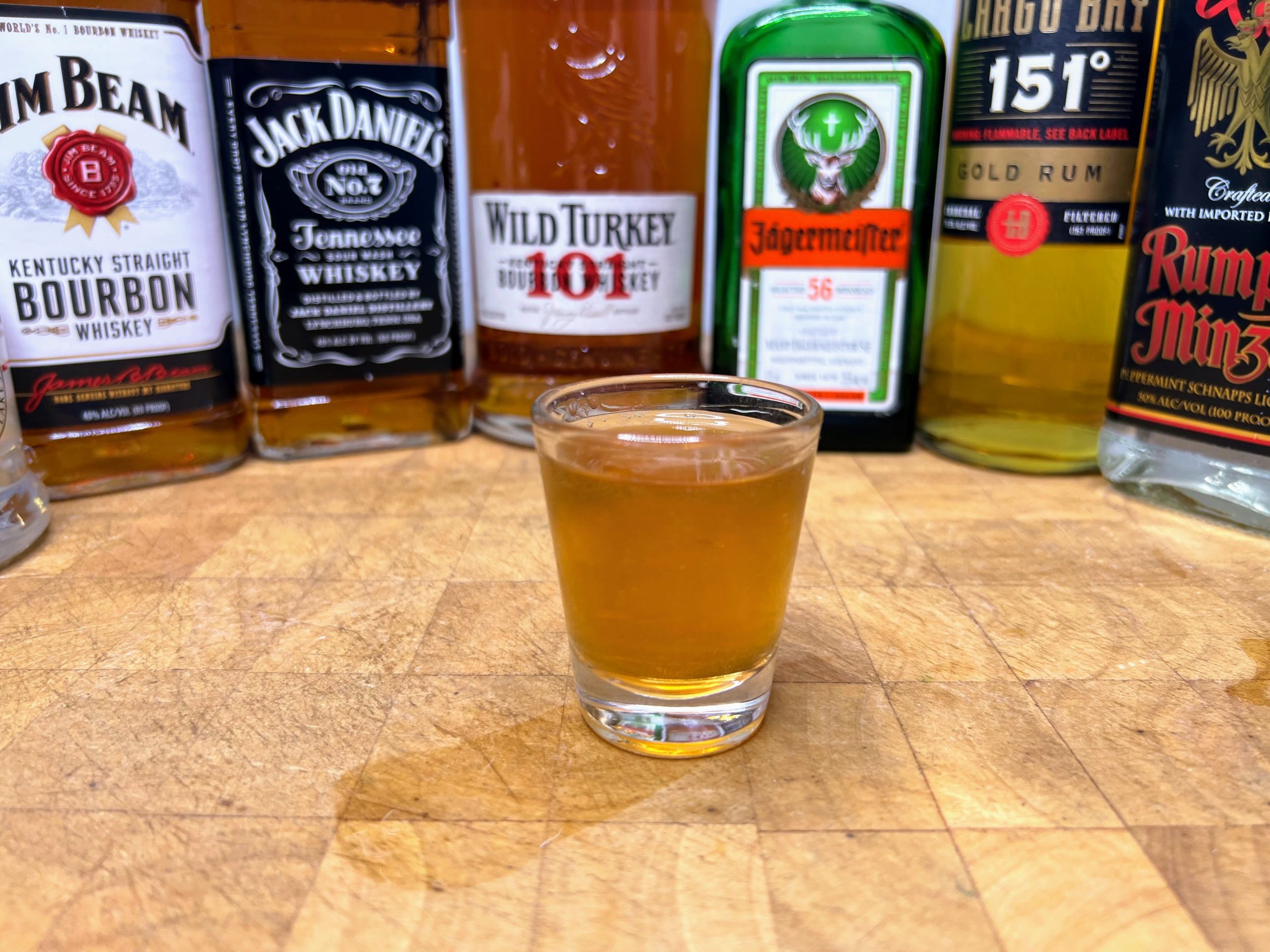 Seven Headed Dragon Shot | Occasional Cocktails