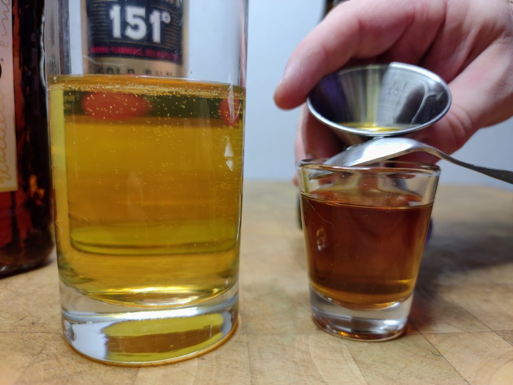 Flaming Dr. Pepper Shot | Occasional Cocktails