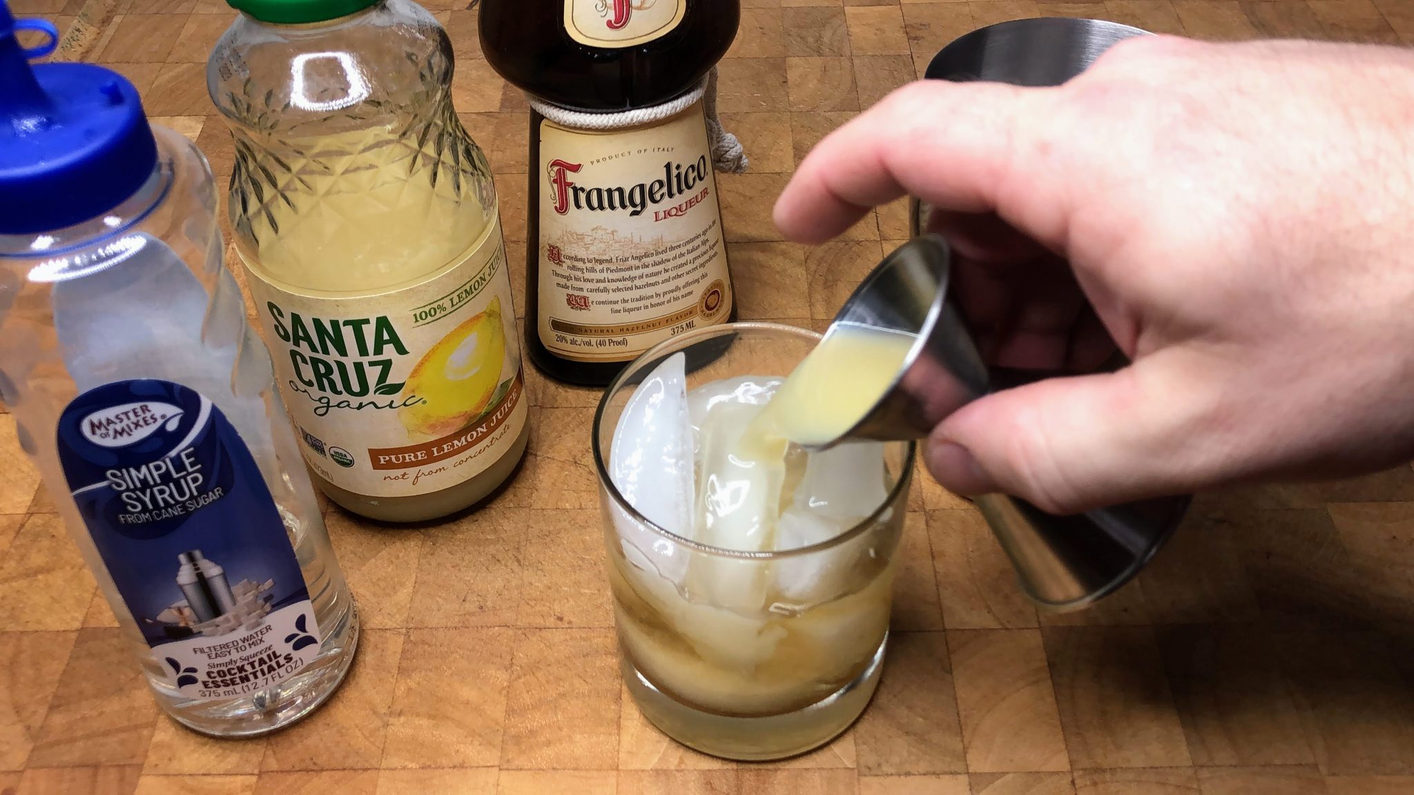 Frangelico Sour Recipe: a hazelnut drink | Occasional Cocktails