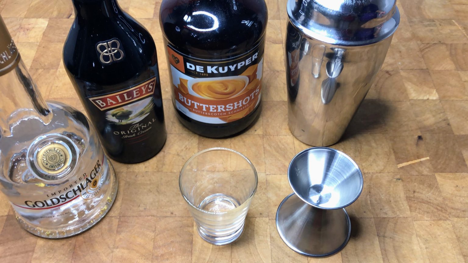 Golden Butterball Shot Recipe | Occasional Cocktails