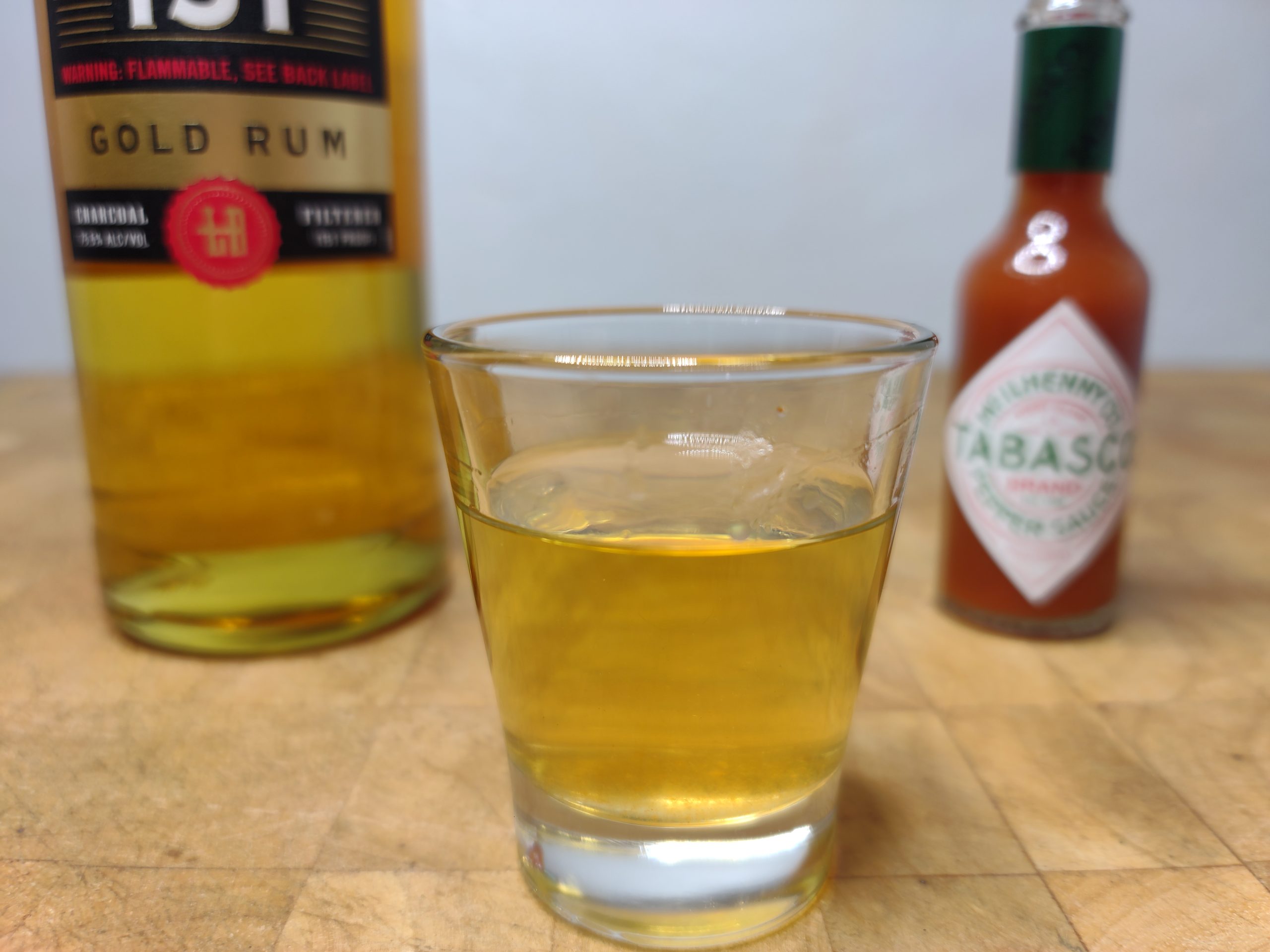 Prairie Dog Shot Recipe: 151 & Tabasco | Occasional Cocktails
