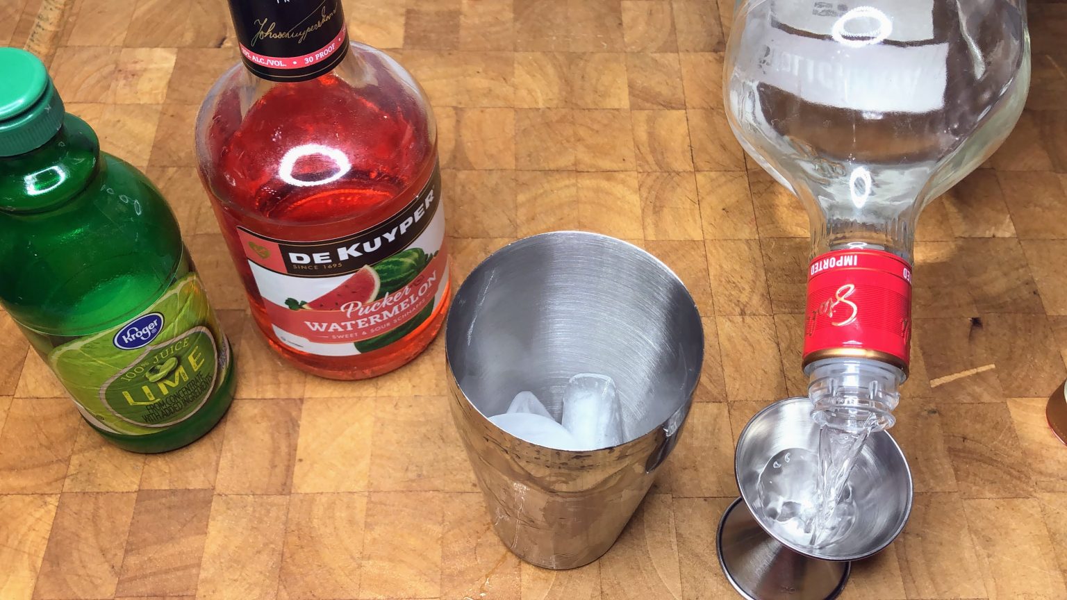 Watermelon Pucker Martini Recipe | Occasional Cocktails