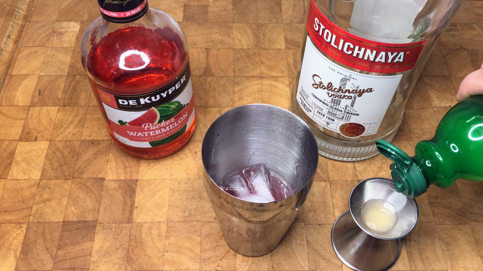 Watermelon Pucker Martini Recipe | Occasional Cocktails