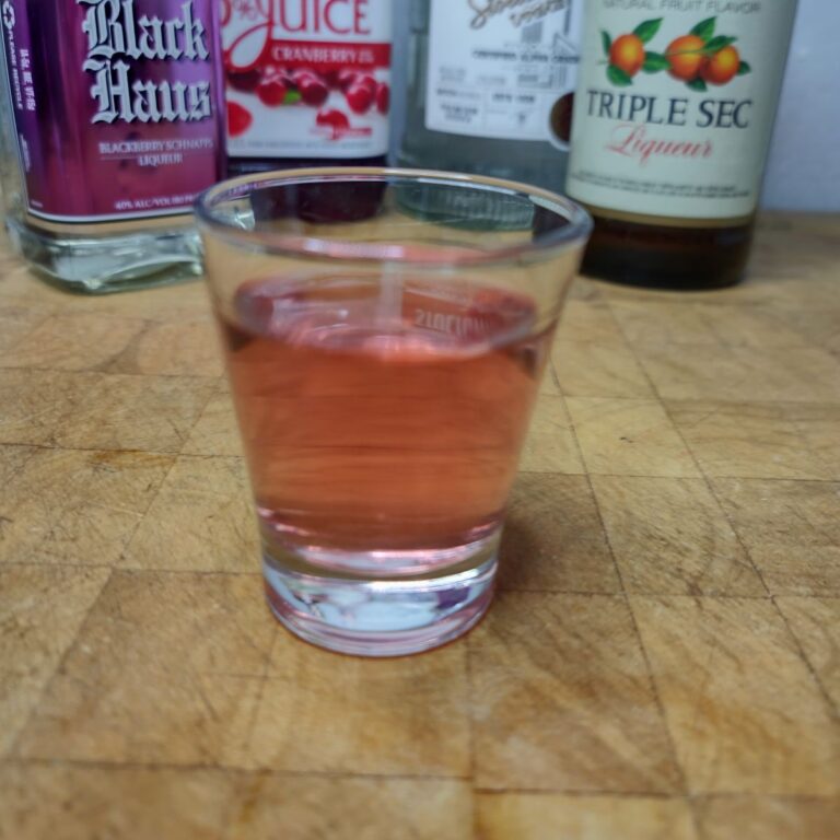 Swedish Fish Shot | Occasional Cocktails